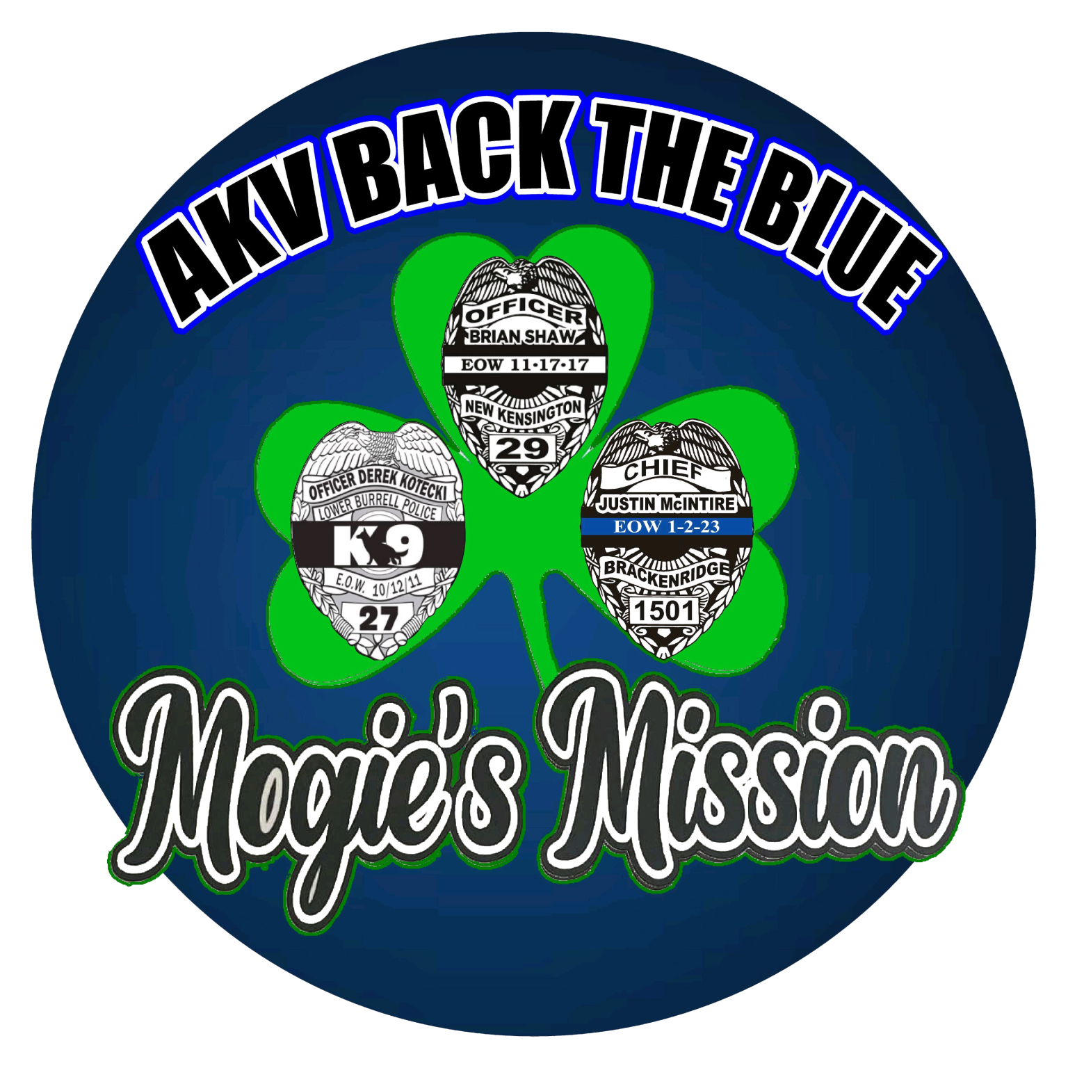 Mogie's Mission | AKV Back The Blue